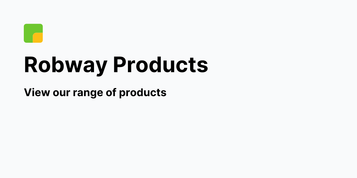 Robway Products | Robway